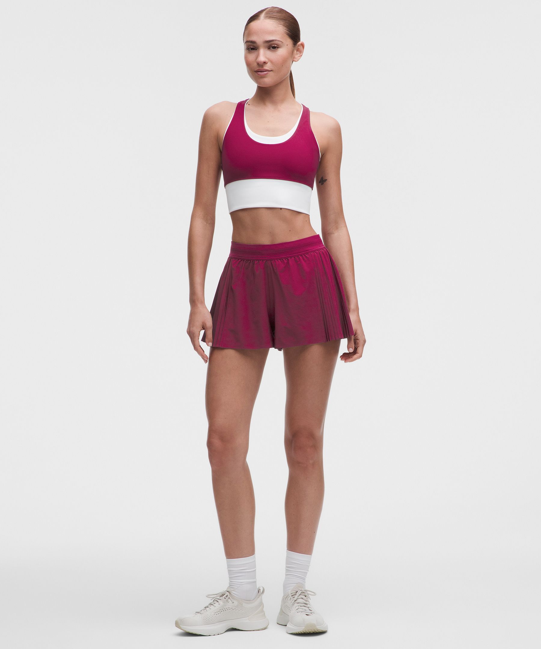 LULULEMON Lululemon Side-Pleat Tennis Short 2.5